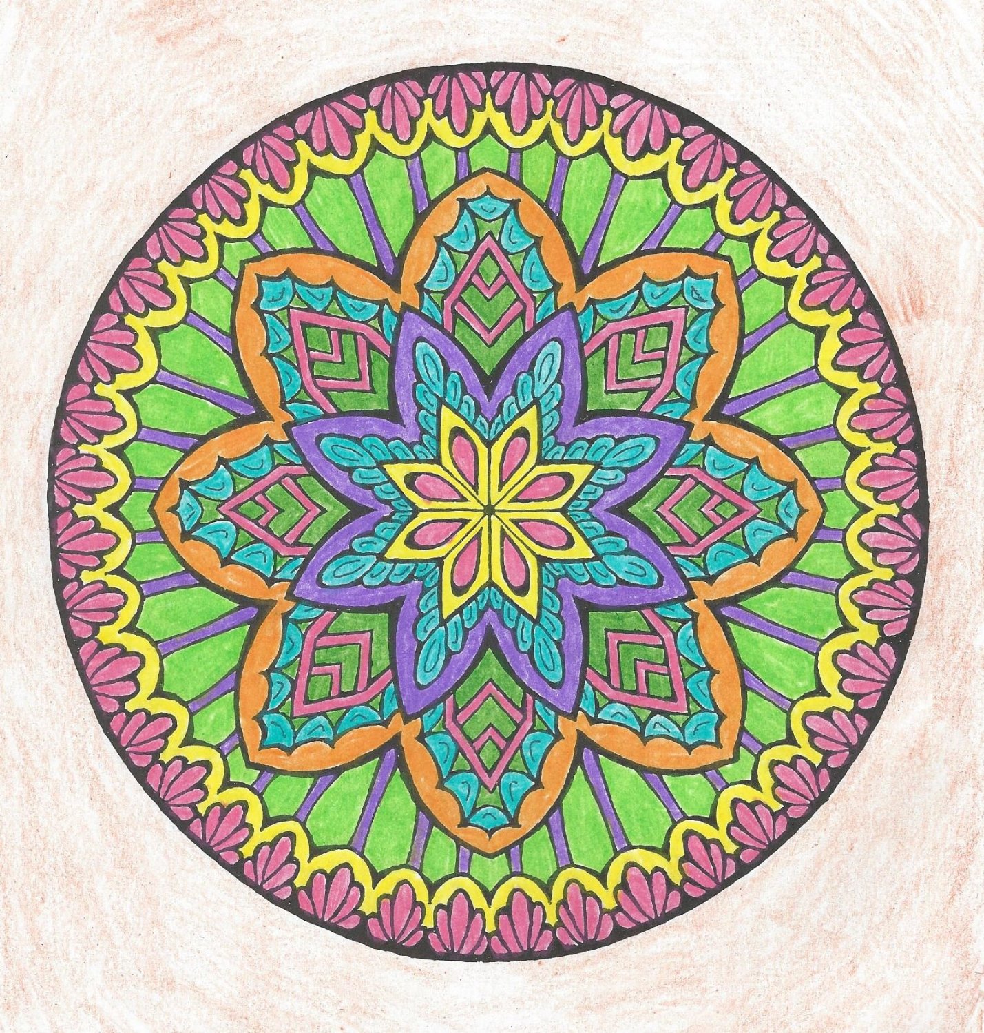 Solve Mandala jigsaw puzzle online with 342 pieces