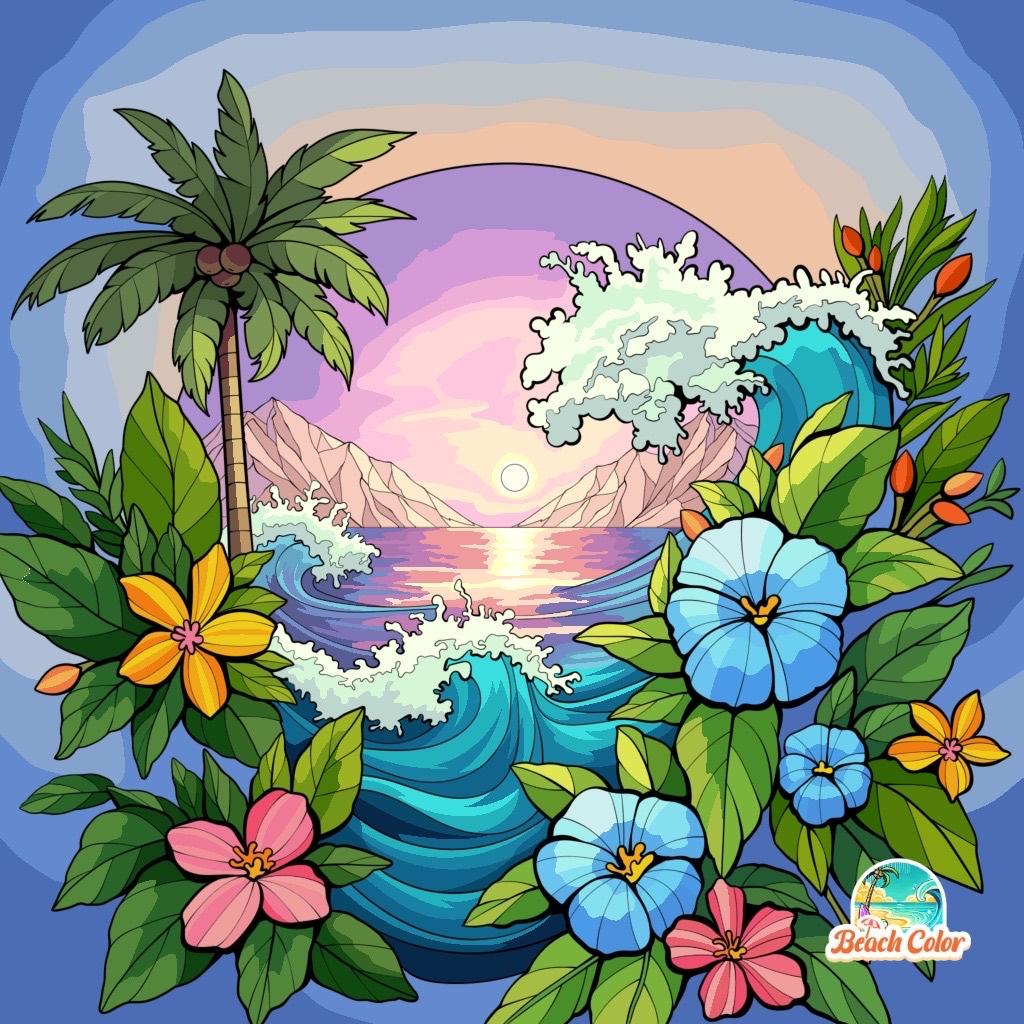 Solve Tropical Beach jigsaw puzzle online with 225 pieces