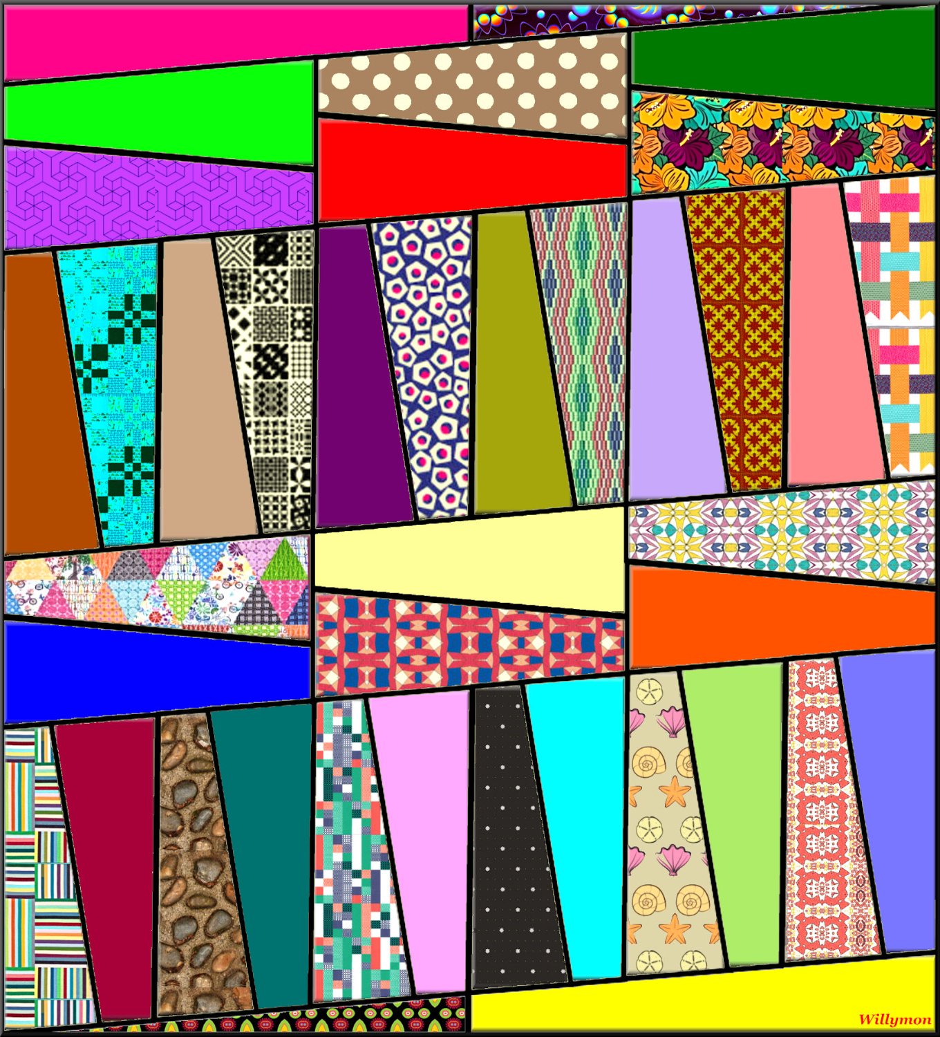 Solve trapezoids jigsaw puzzle online with 72 pieces