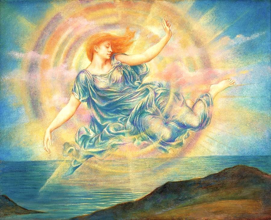 Solve Evelyn De Morgan 1855–1919 - Evening Star over the Sea jigsaw ...