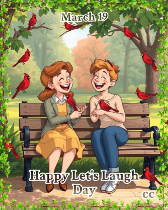 Solve Let's Laugh Day 3-19 jigsaw puzzle online with 63 pieces