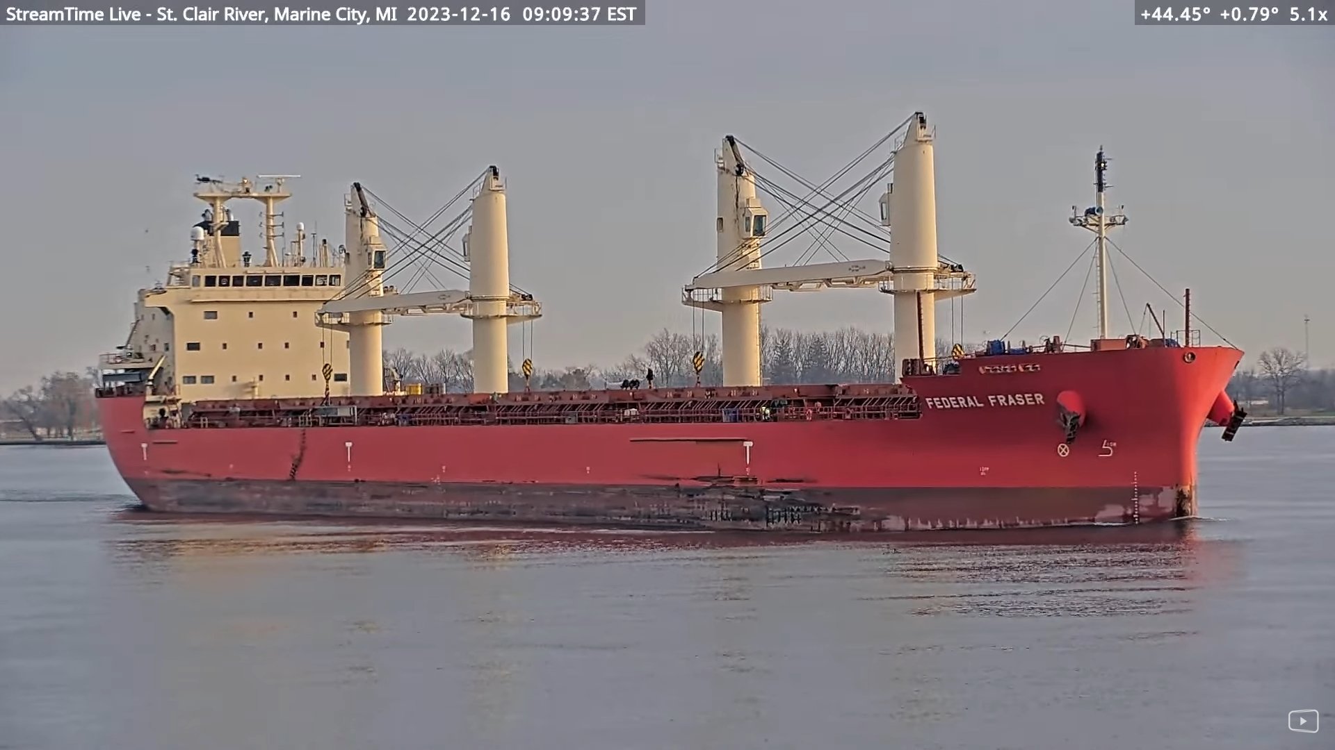 Solve Federal Fraser - Ocean-Going Freighter - Marine City, MI (2023-12 ...