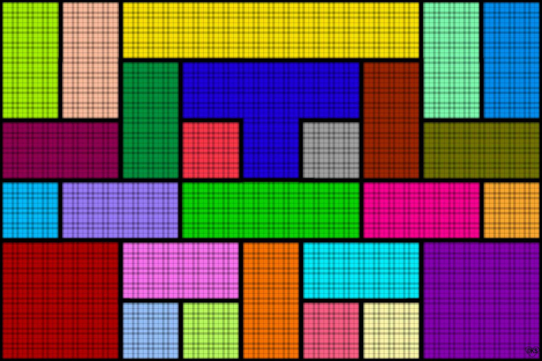 Solve Plaid Paving!! ~ H jigsaw puzzle online with 600 pieces