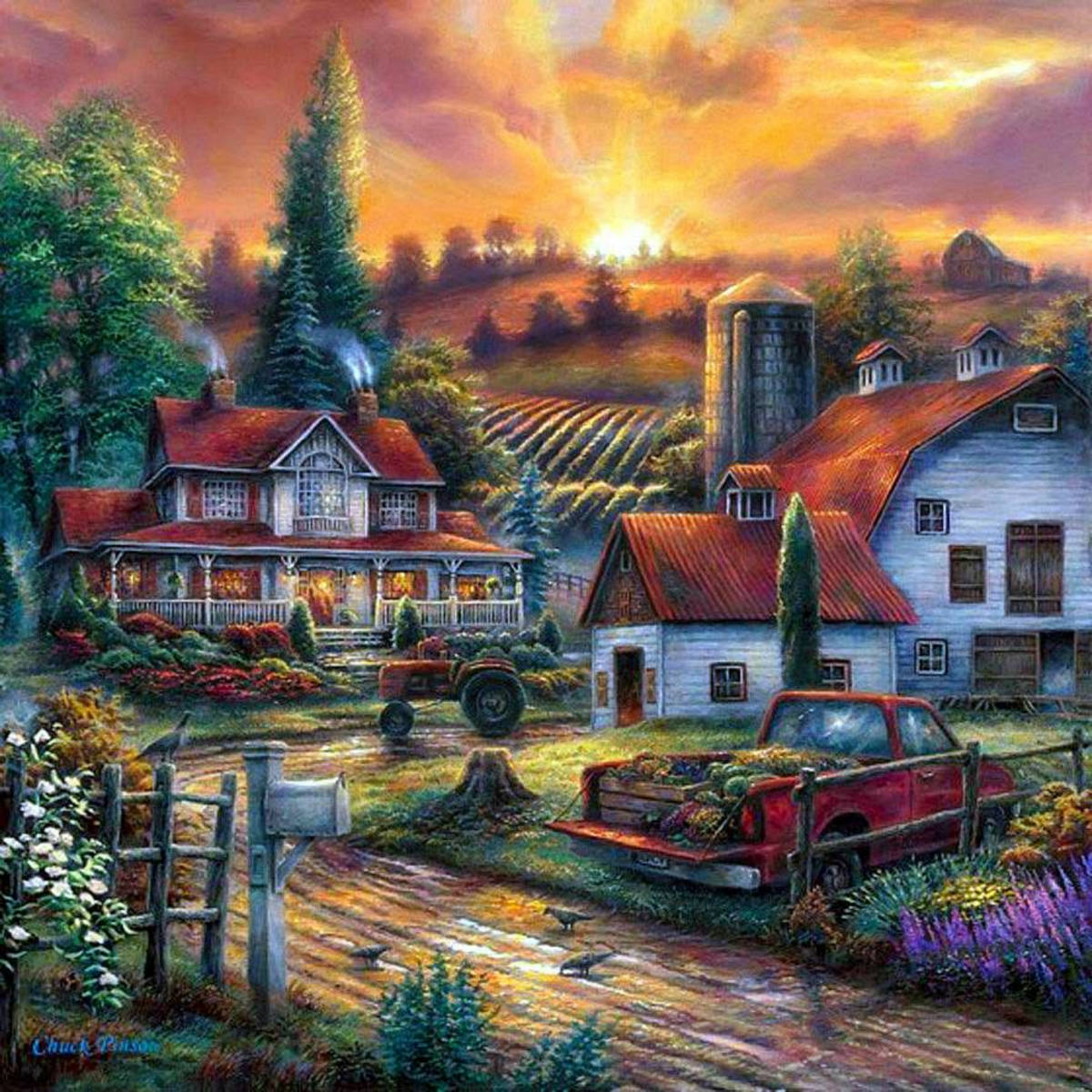 Solve Artist Chuck Pinson jigsaw puzzle online with 400 pieces