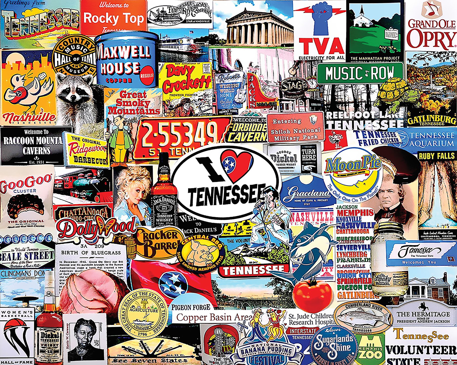 Solve I Love Tennessee jigsaw puzzle online with 357 pieces