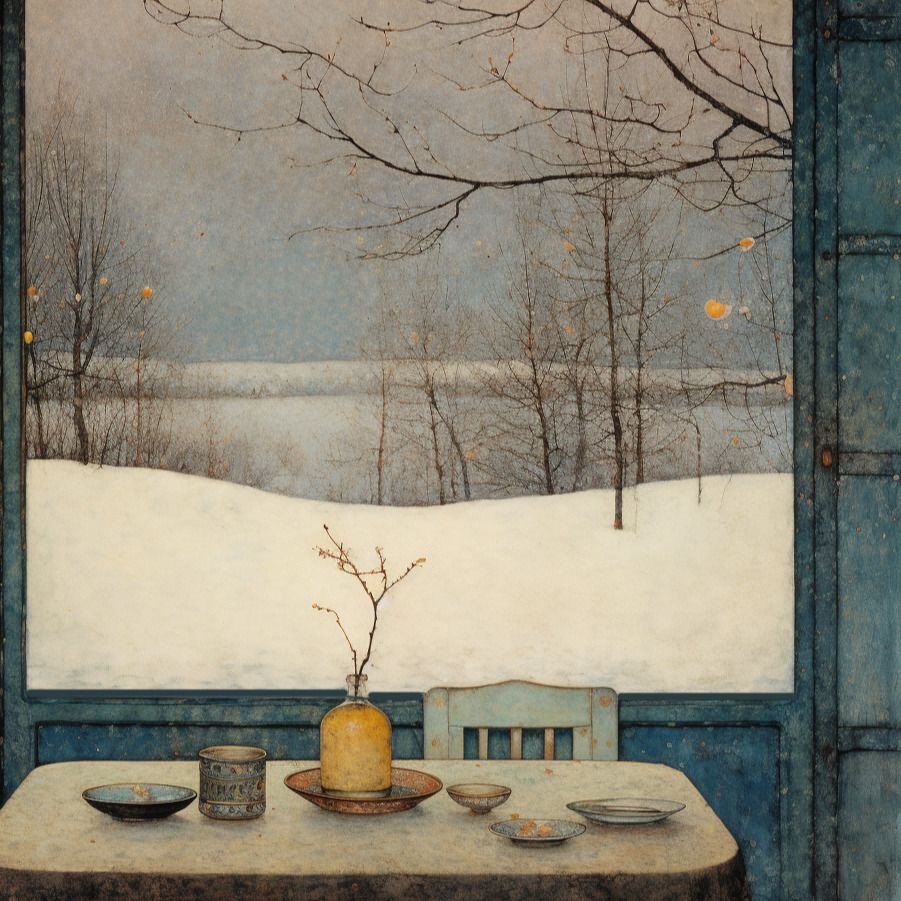 Solve okno, stůl, váza jigsaw puzzle online with 144 pieces