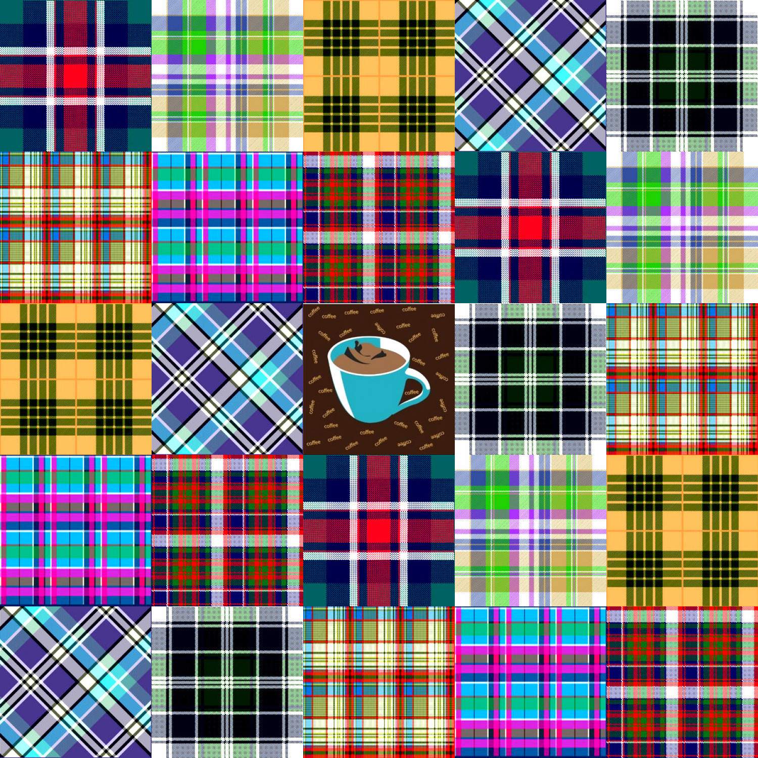 Jigsaw Puzzle | Triple Challenger Plaids 479 | 400 pieces | Jigidi