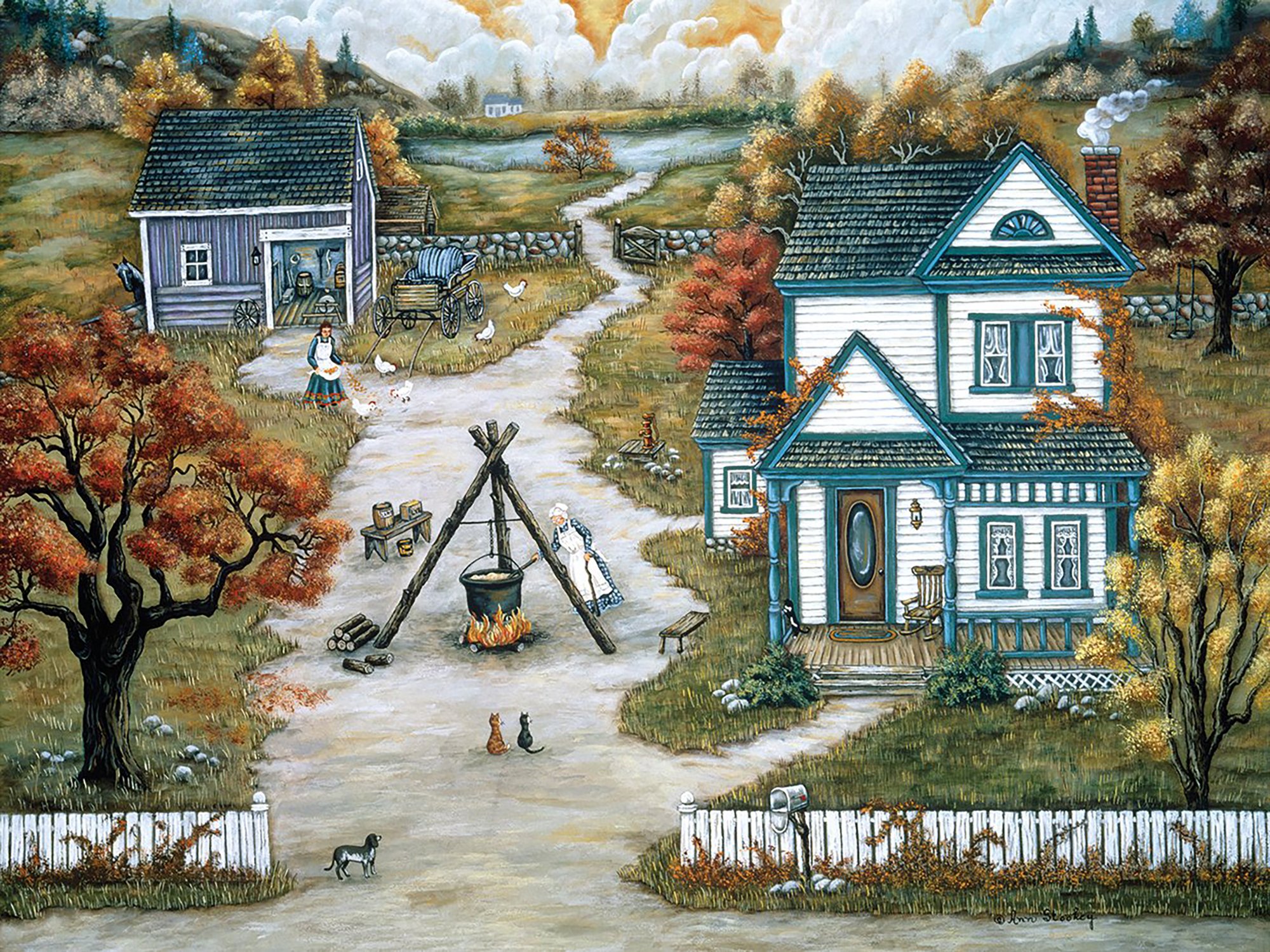 Solve Soap Making Day jigsaw puzzle online with 352 pieces