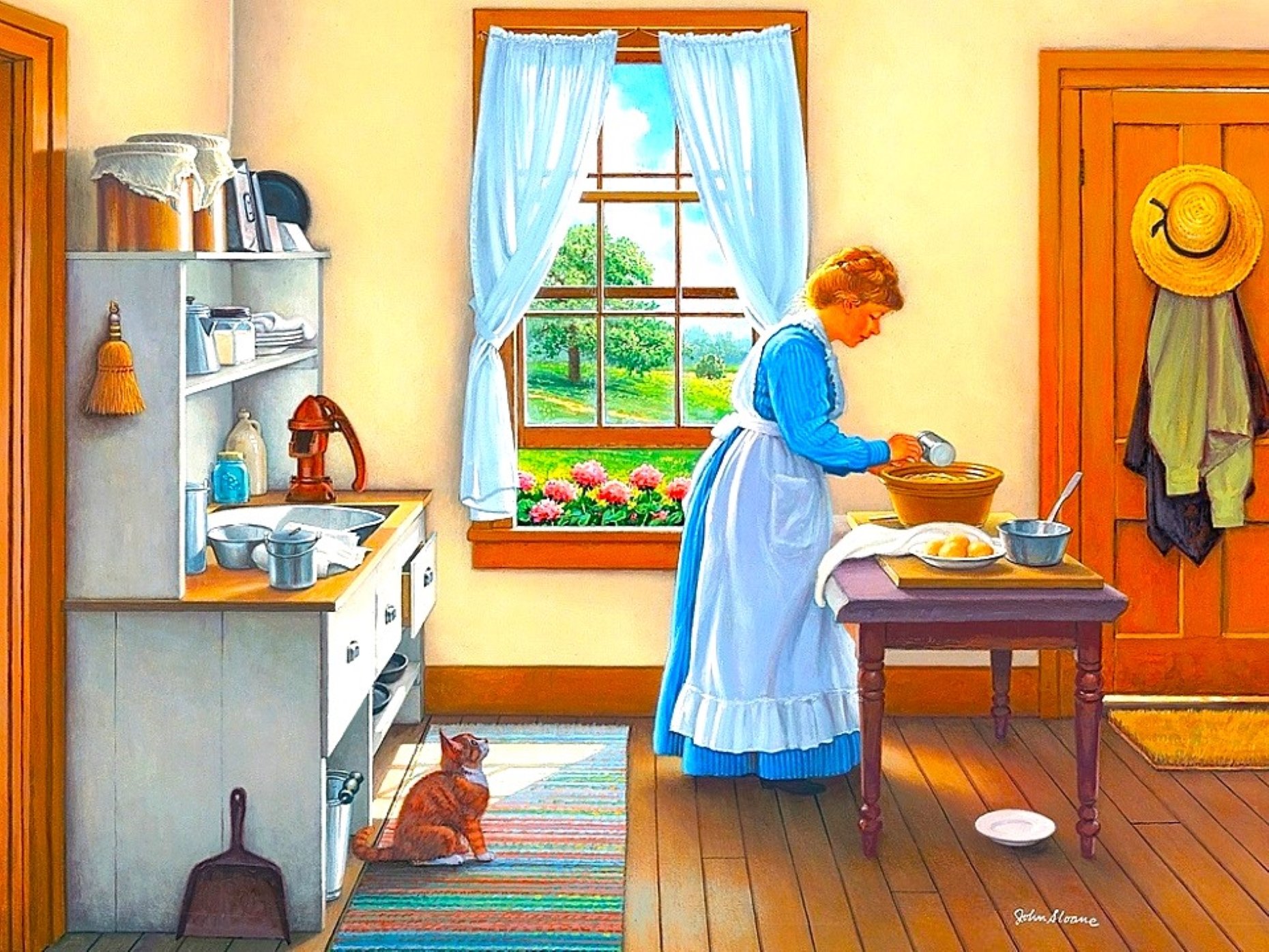 Jigsaw Puzzle | 336 pieces | Quiet Baker | Jigidi