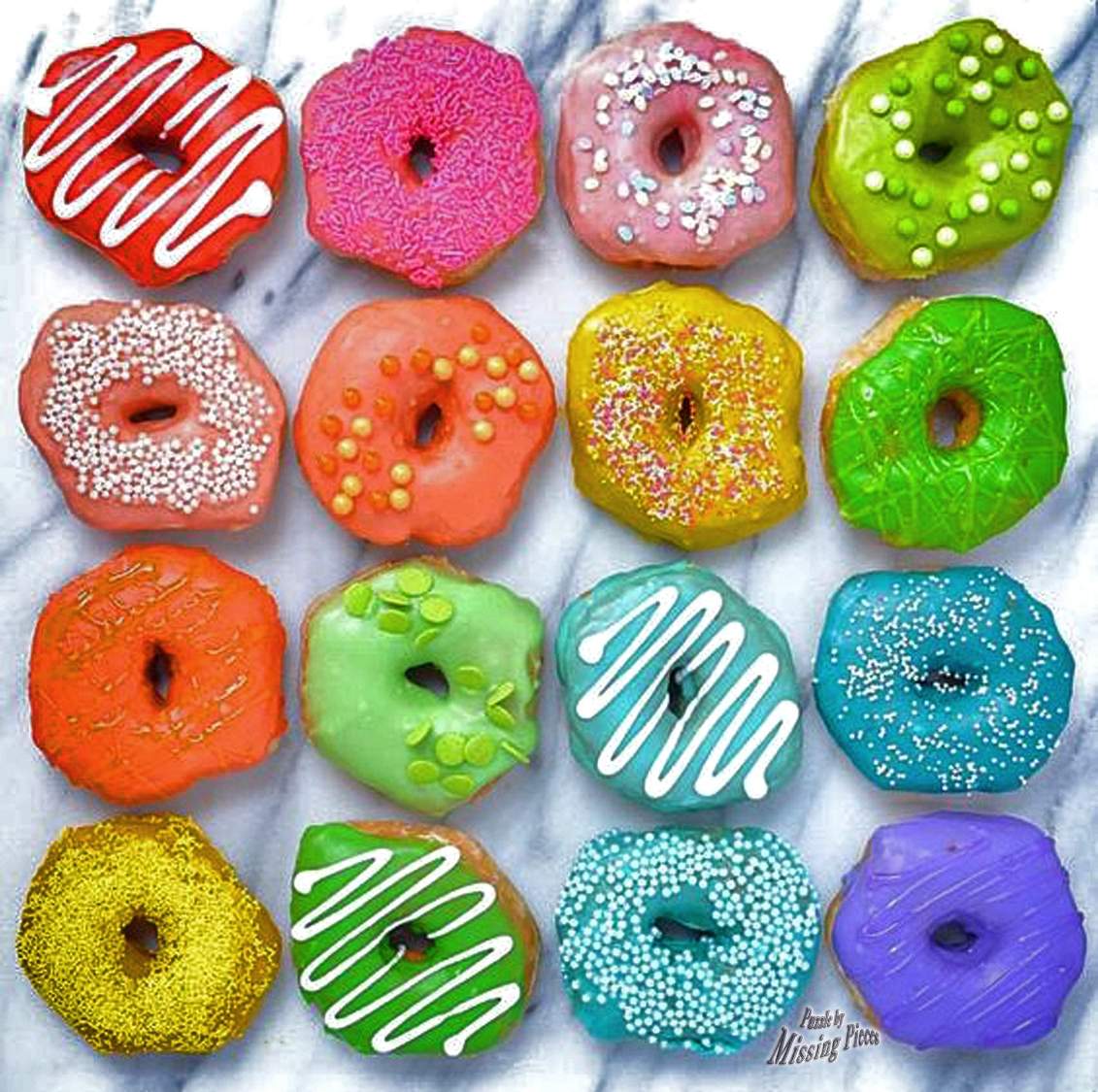 Solve Donuts jigsaw puzzle online with 64 pieces