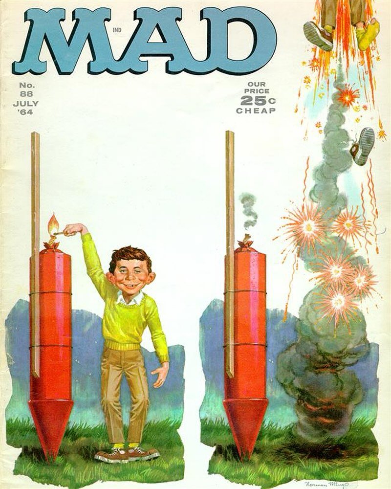 Solve Mad Magazine cover 1964. jigsaw puzzle online with 208 pieces