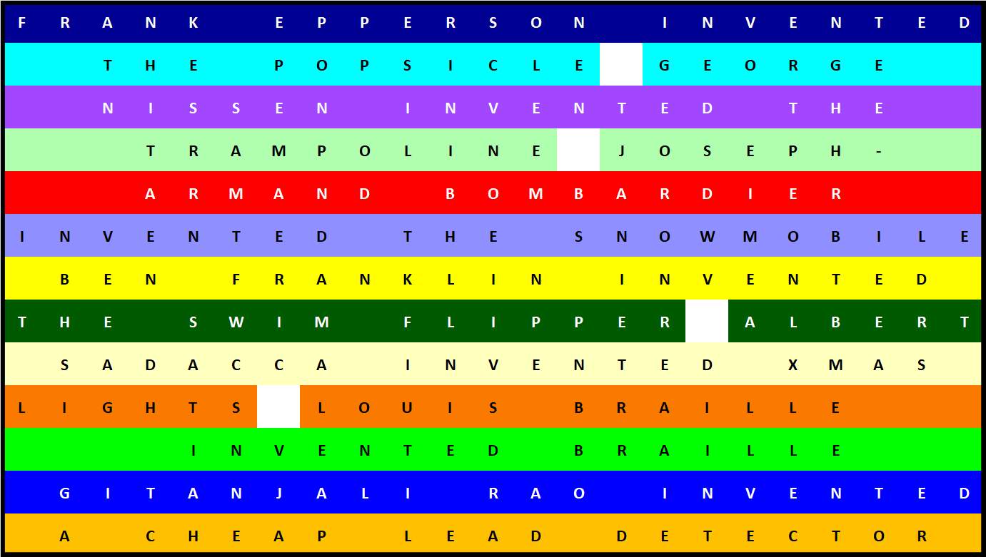Solve Word 198.3 Invented by: People Younger Than 18 299 jigsaw puzzle ...