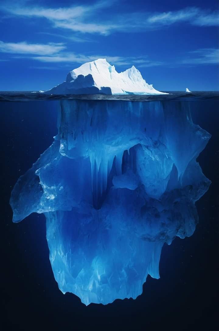 Solve The tip of the iceberg... jigsaw puzzle online with 24 pieces