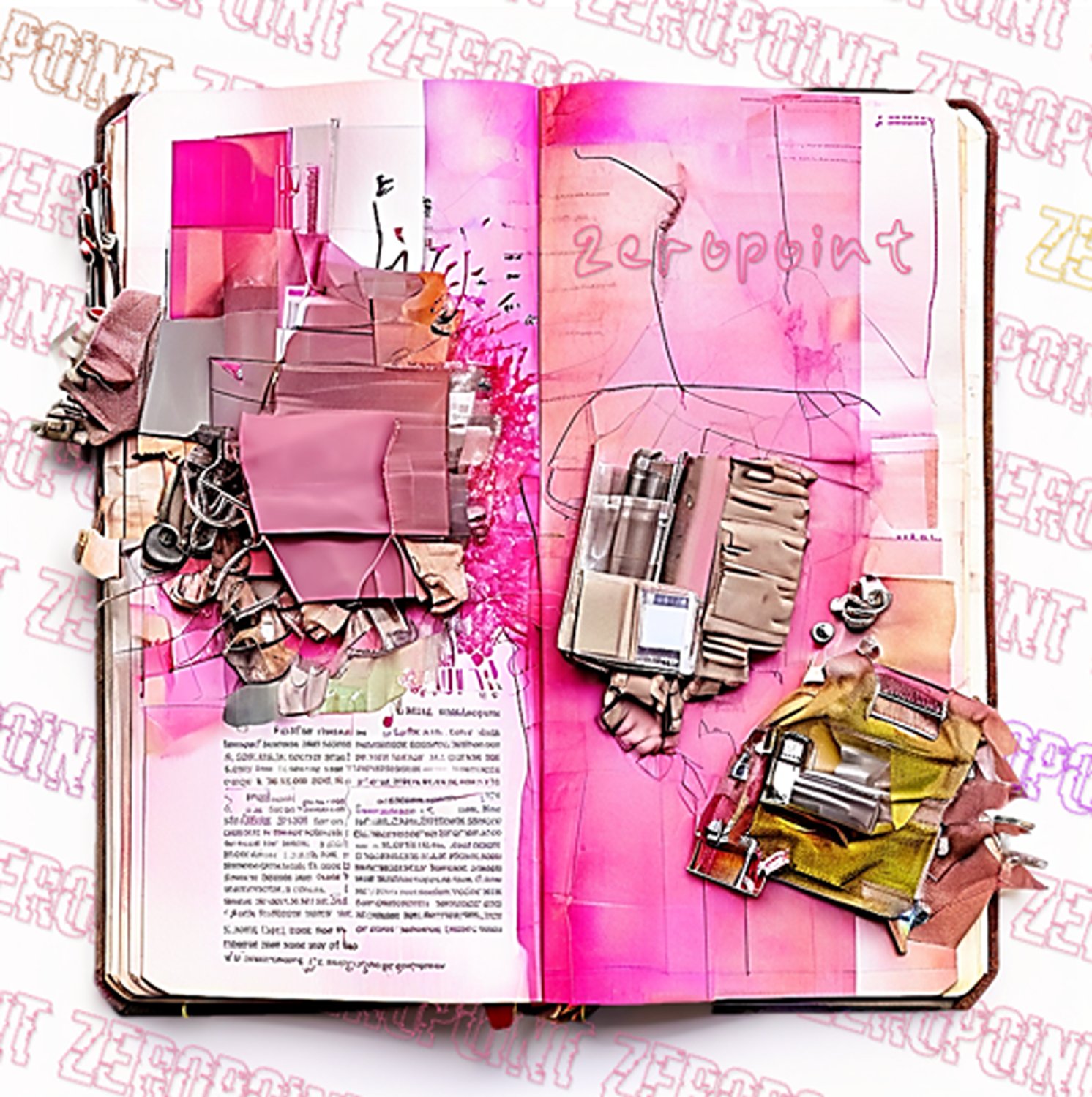 Solve Junk Journal jigsaw puzzle online with 600 pieces