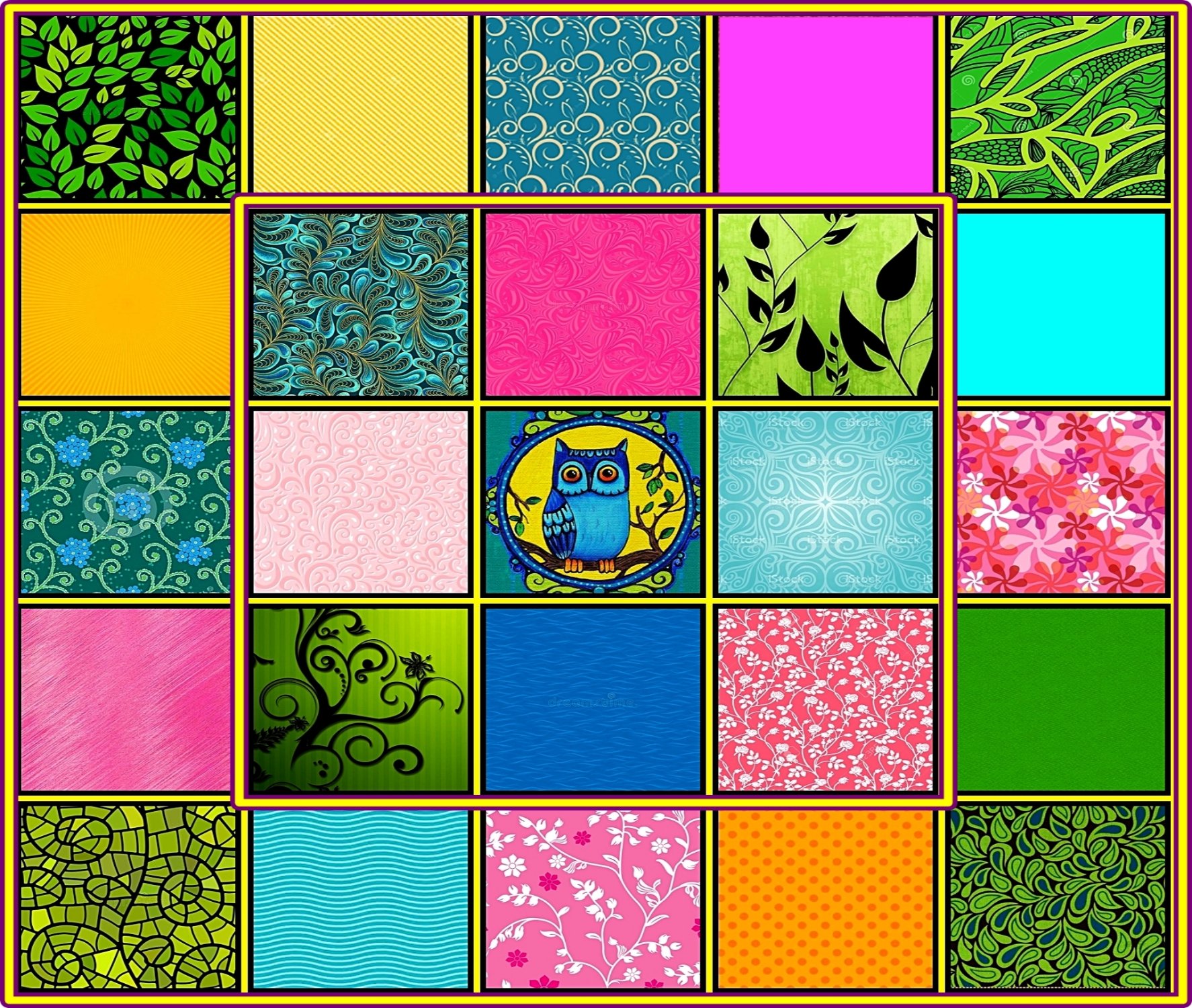 Solve Owl with Tendrils (W) jigsaw puzzle online with 456 pieces