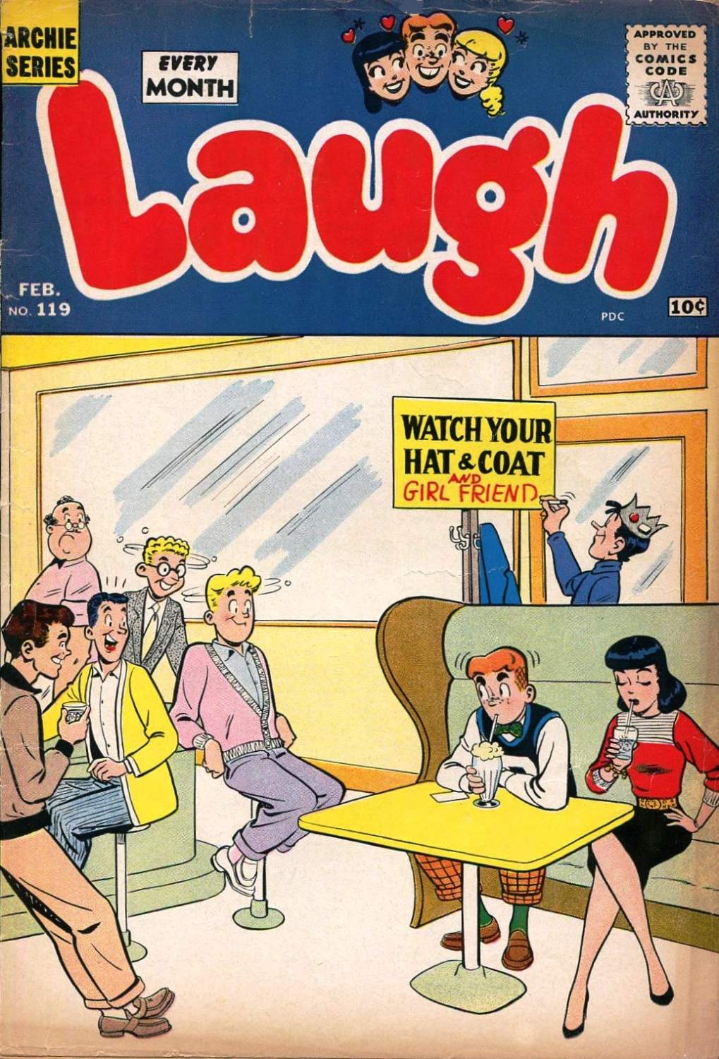 Solve Laugh Comics (Feb 1961) jigsaw puzzle online with 96 pieces