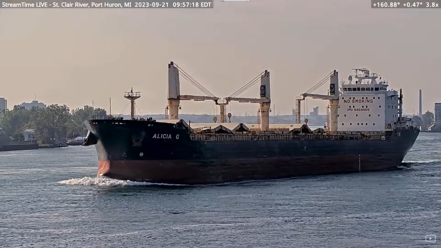 Solve Alicia G - Ocean-Going Freighter - Port Huron, MI (2023-09-21 ...