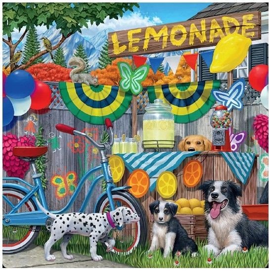 Solve FRESH LEMONADE jigsaw puzzle online with 64 pieces