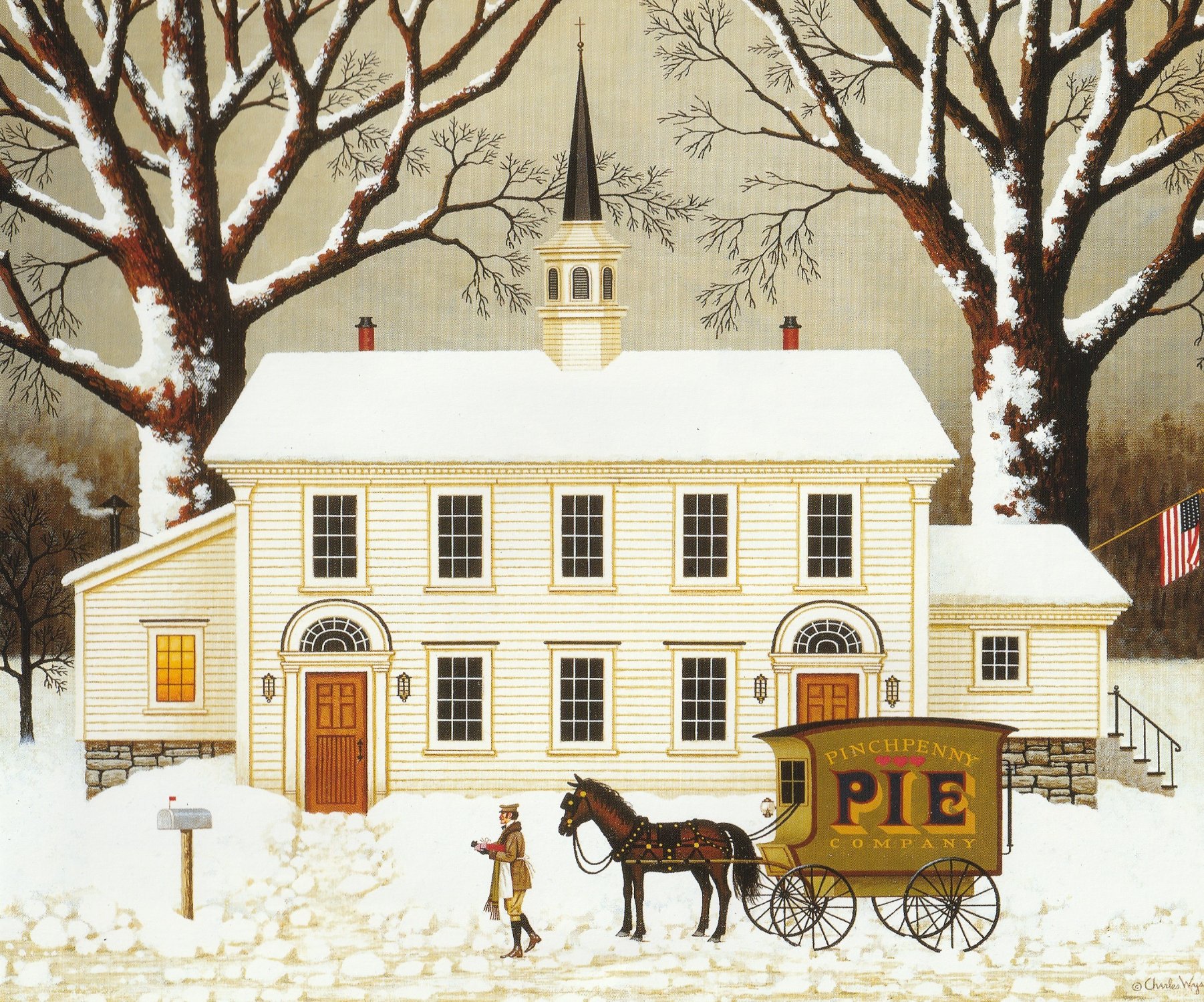 Solve Pie for the Parson {Charles Wysocki} jigsaw puzzle online with ...