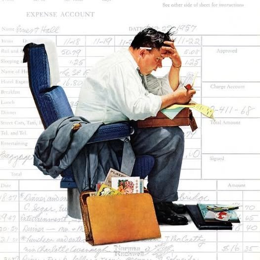 Solve Balancing the Expense Account jigsaw puzzle online with 64 pieces