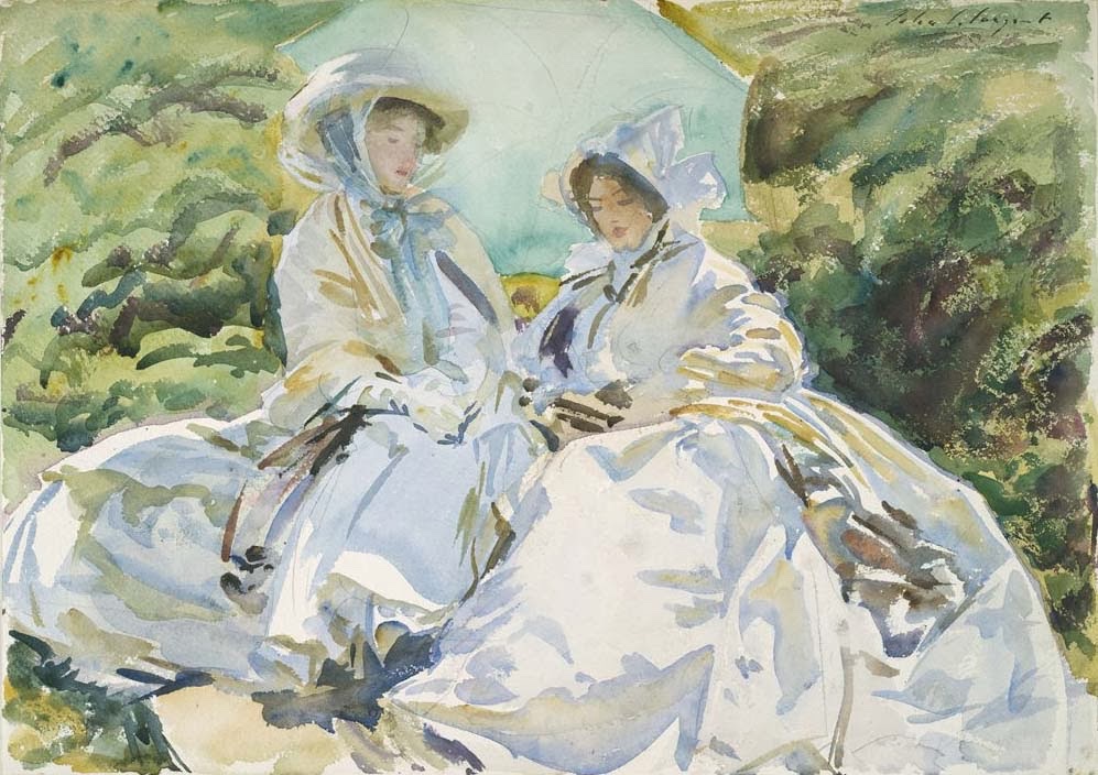 Solve John Singer Sargent - Group on the Simplon jigsaw puzzle online ...