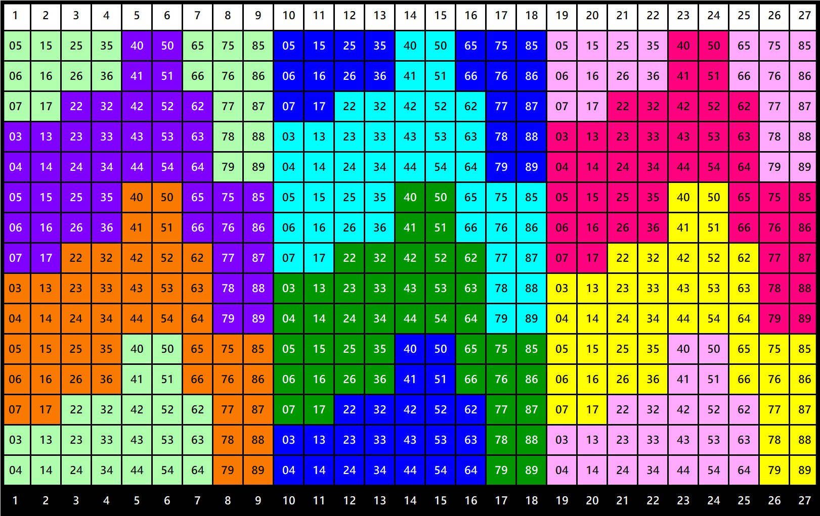 Solve Number 1450 tessellation 459 jigsaw puzzle online with 459 pieces