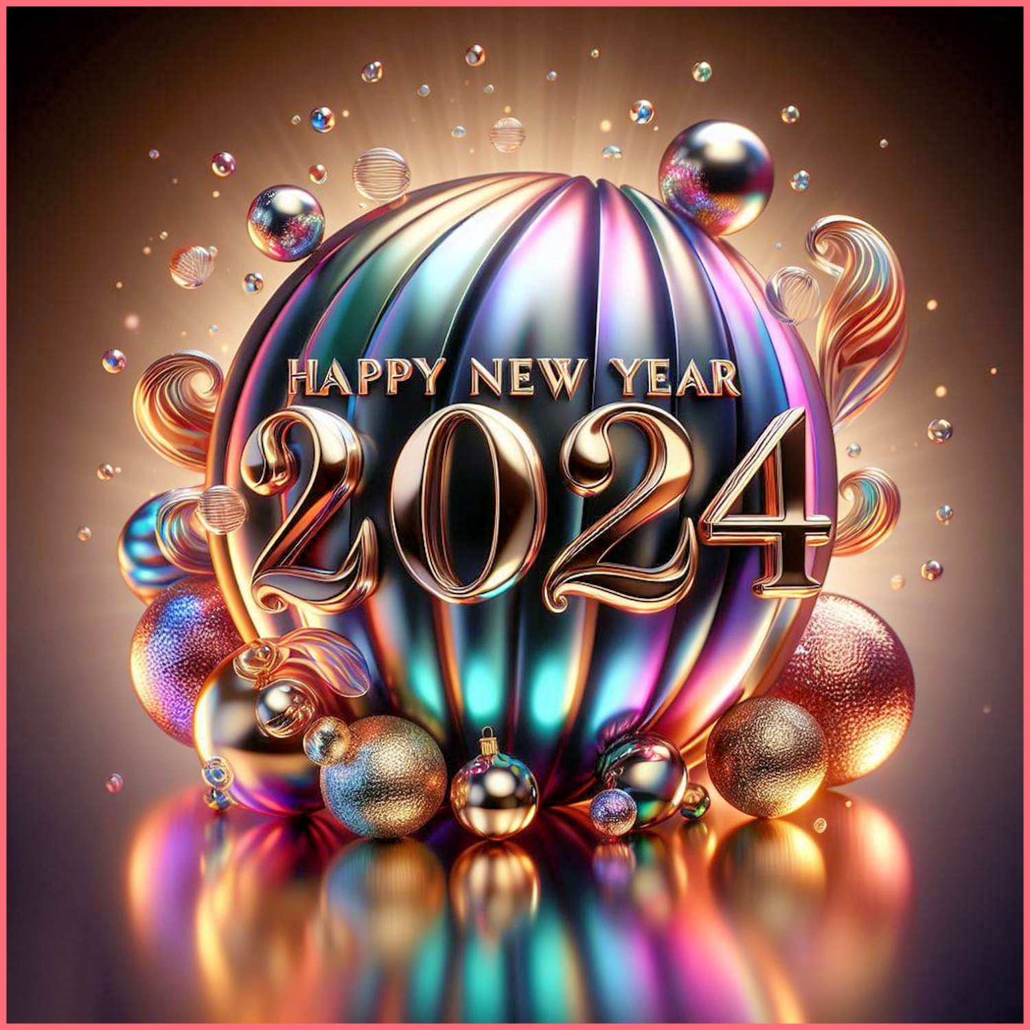 Solve HAPPY NEW YEAR jigsaw puzzle online with 100 pieces