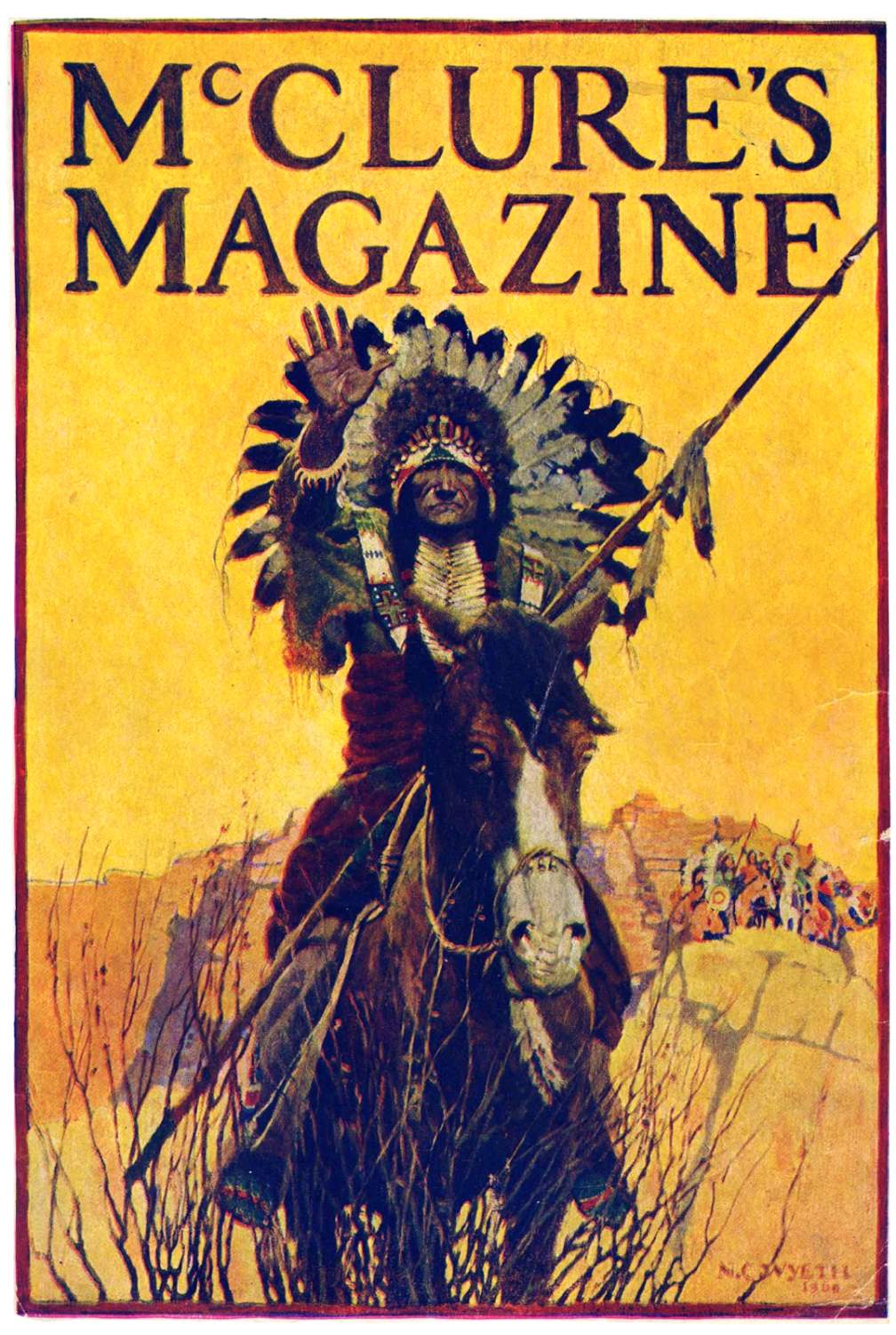 Jigsaw Puzzle | McClure's Magazine, 1906, cover by Newell Convers Wyeth ...