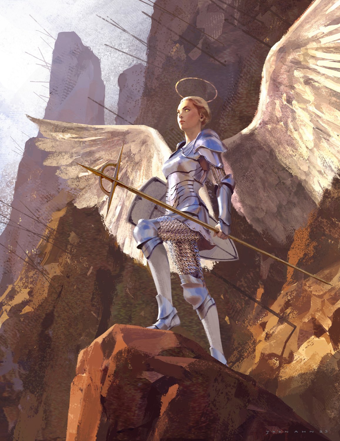Solve Gabriel (small) jigsaw puzzle online with 63 pieces