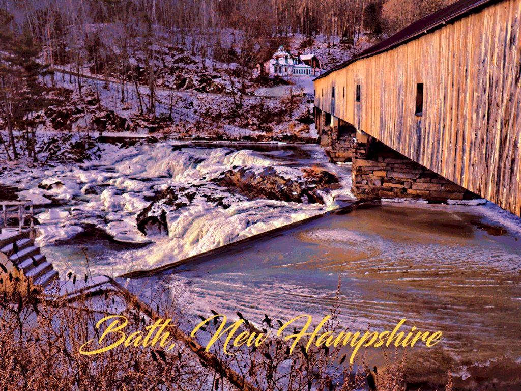 Solve Bath, New Hampshire Covered Bridge 30 pieces jigsaw puzzle online ...