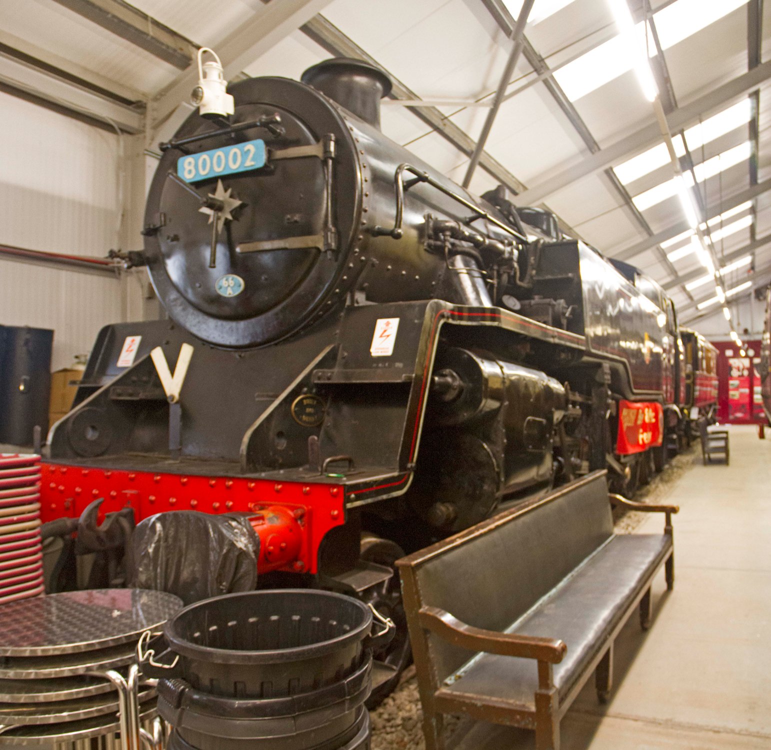 Solve keighley & worth valley railway 30-10-2016 80002 BR Class 4MT 2-6 ...