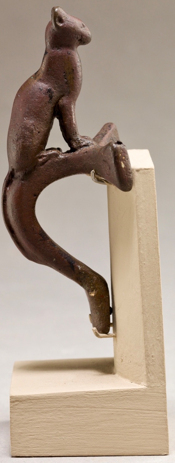 Solve Copper Alloy Cat on a Handle, ca. 644-630 BC, Egypt jigsaw puzzle ...