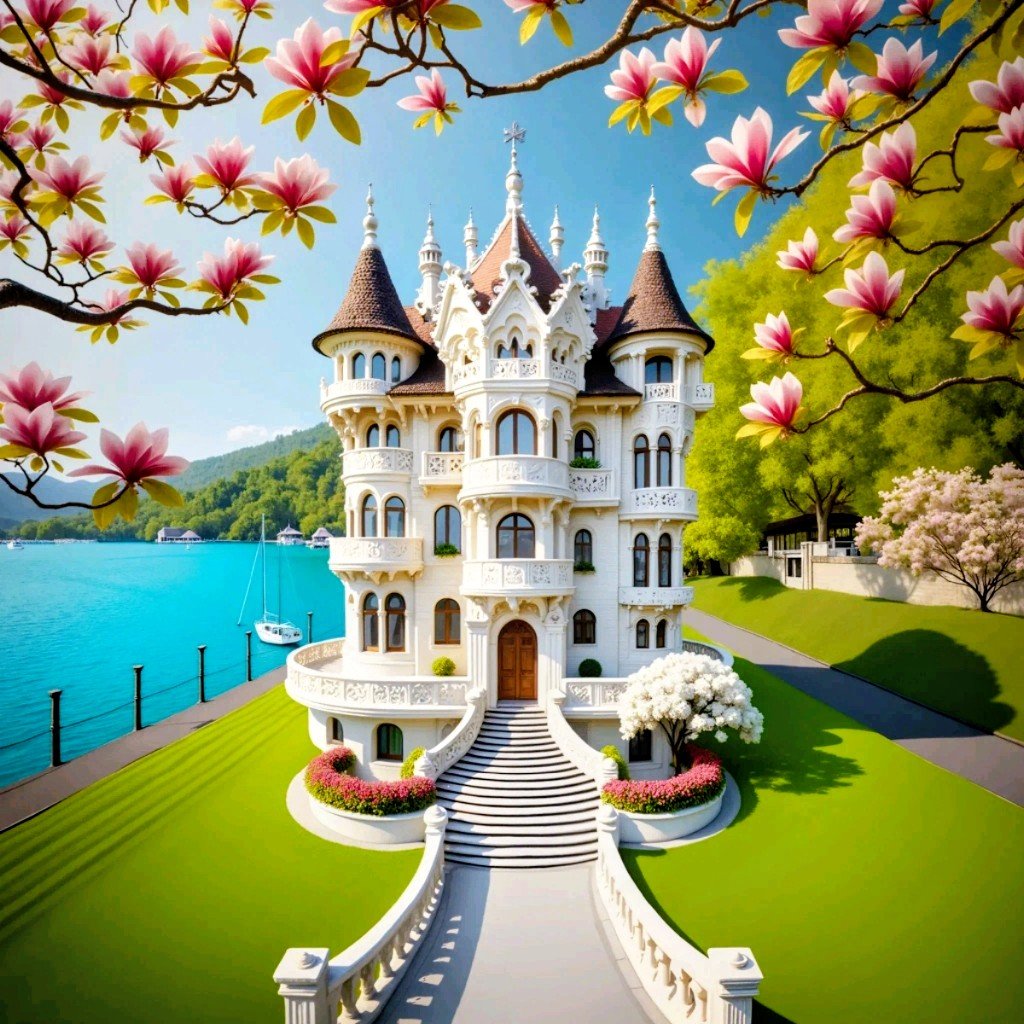 Jigsaw Puzzle | 144 pieces | Beautiful fairytale Palace.... | Jigidi