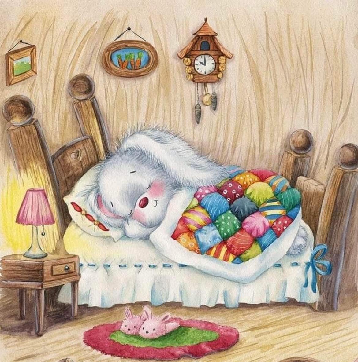 Solve bedtime for bunny (resize 9 to 380) jigsaw puzzle online with 49 ...
