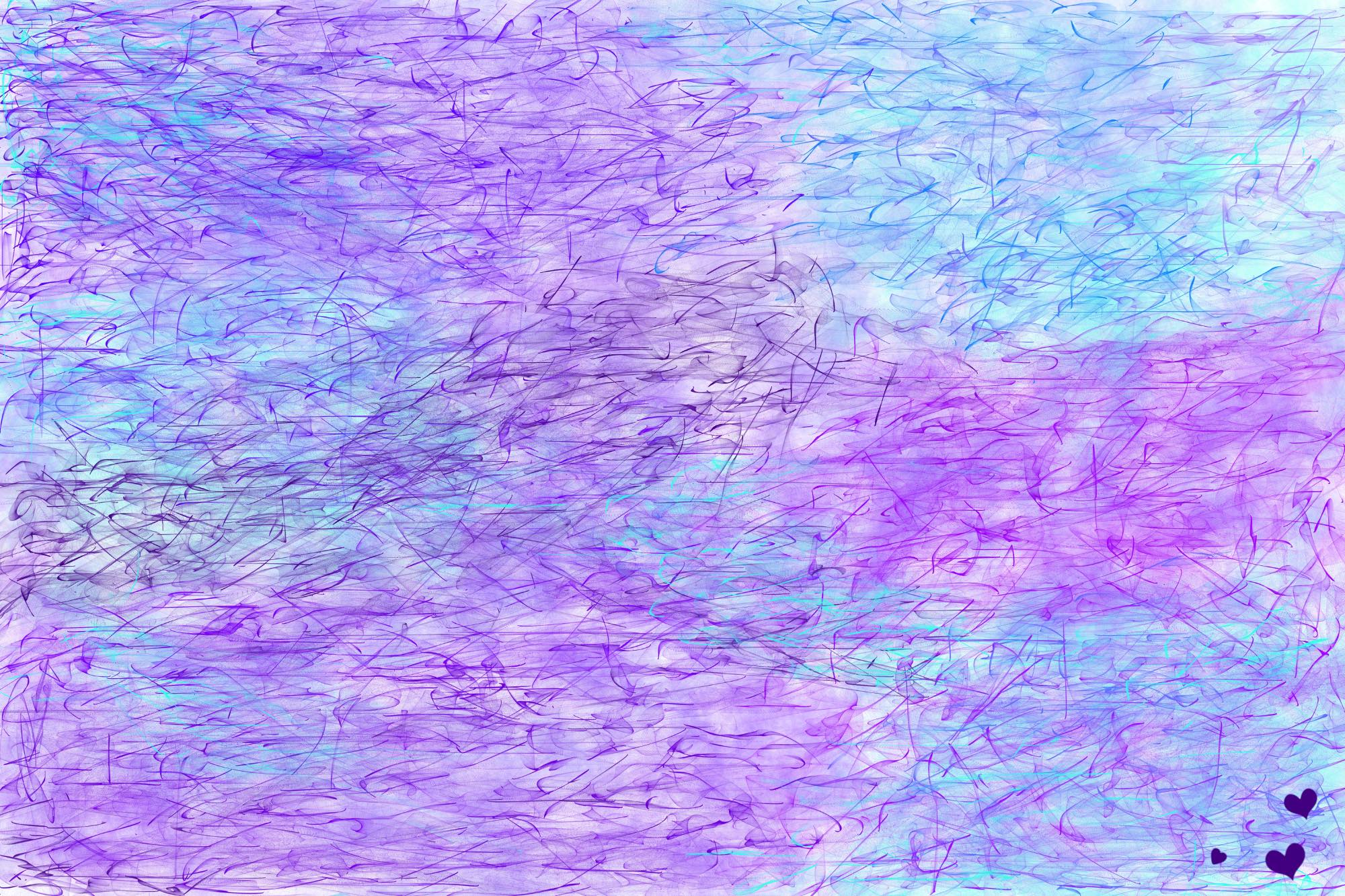 Solve Inky Scribbles 💜 jigsaw puzzle online with 600 pieces