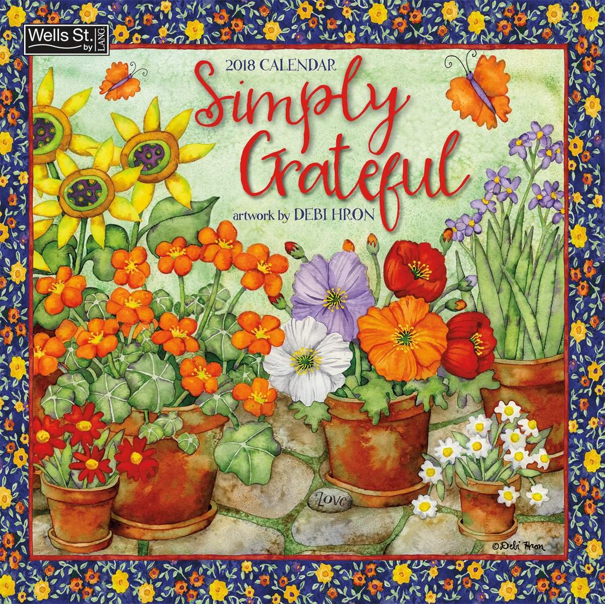 Solve 2018 Wall Calendar Simply Grateful jigsaw puzzle online with 256 ...