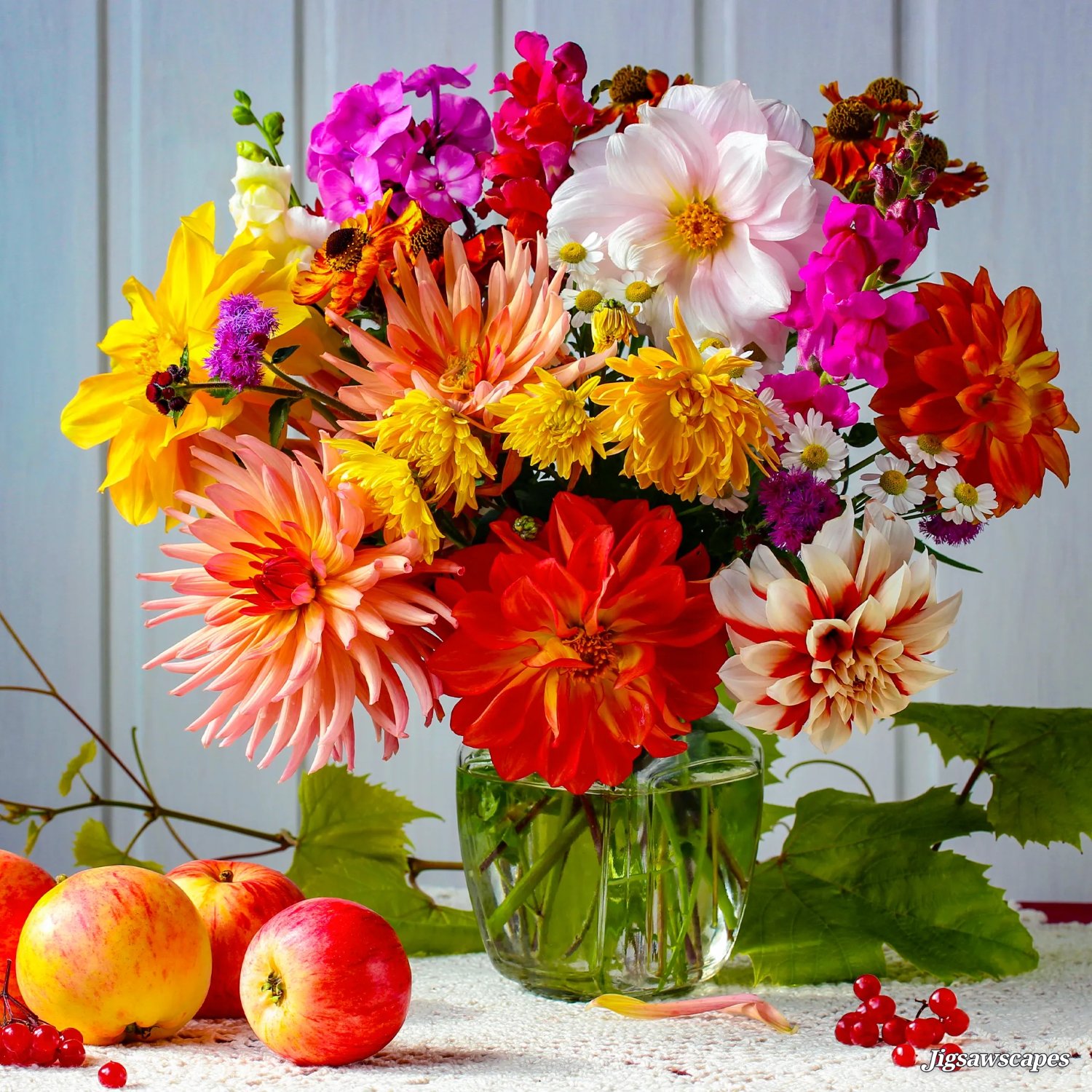 Solve Weekend Bouquet . . . . . jigsaw puzzle online with 64 pieces