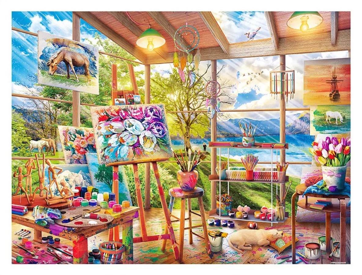 Solve Artist's Studio jigsaw puzzle online with 252 pieces