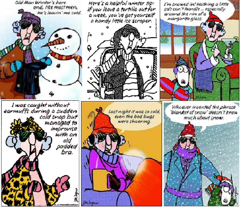 Solve Maxine on Winter III ~ ~ Since we just got a foot+ of snow, I ...