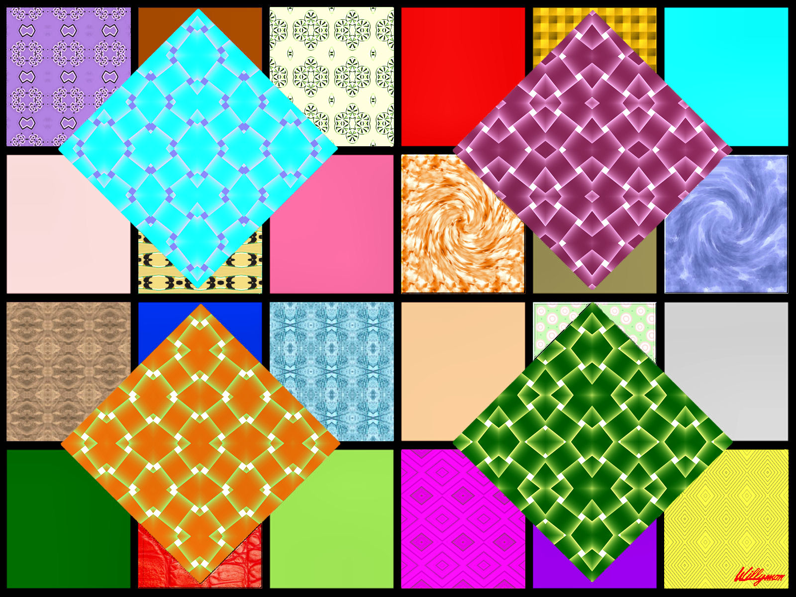 Solve colors and patterns jigsaw puzzle online with 252 pieces