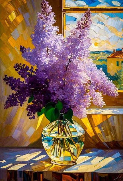 Solve Lilac jigsaw puzzle online with 40 pieces