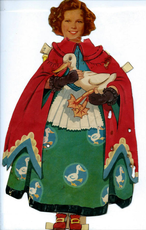 Solve Green- Shirley Temple Paper Doll In Green and Red jigsaw puzzle ...