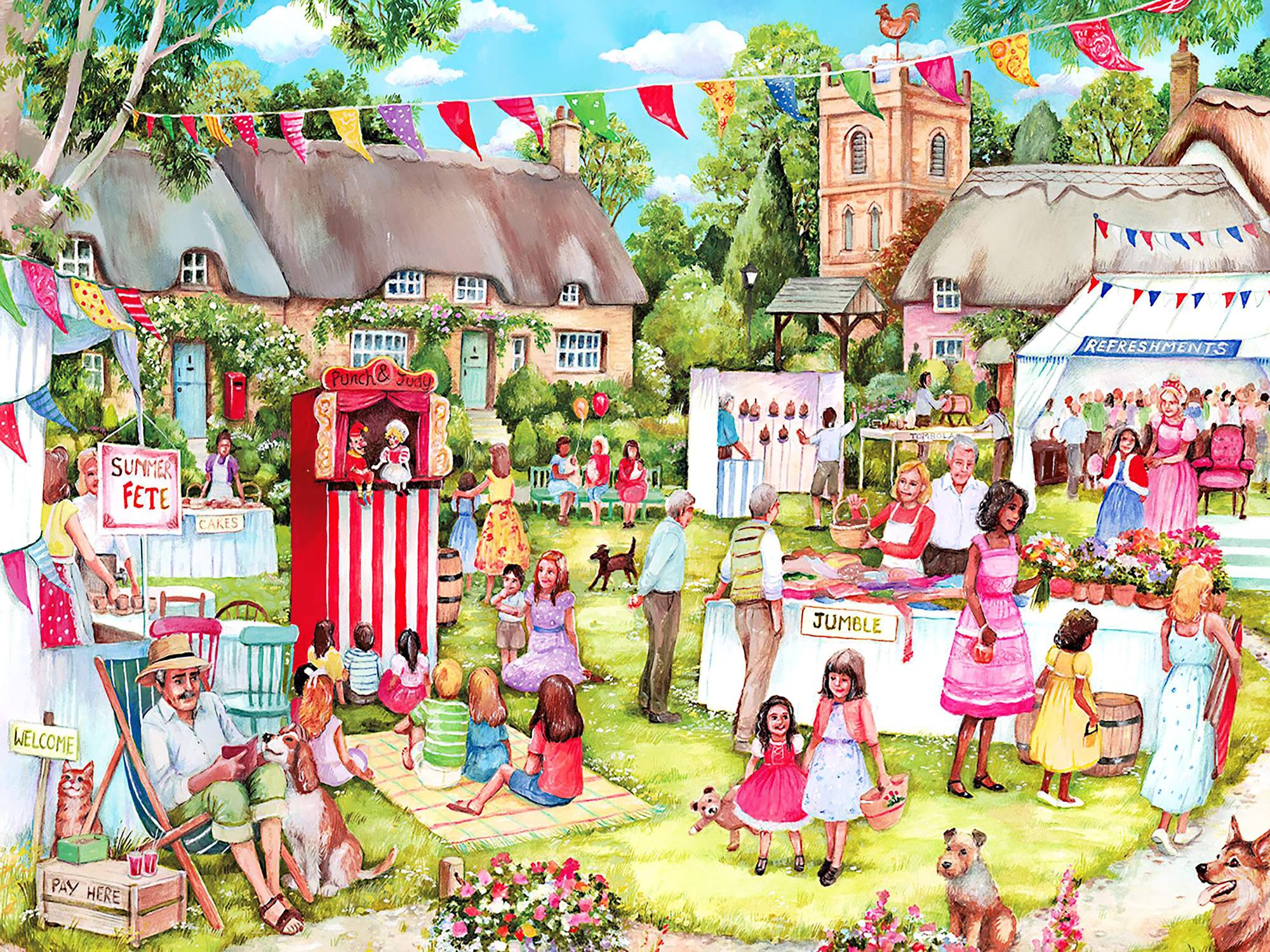 Solve Vintage Fair jigsaw puzzle online with 352 pieces