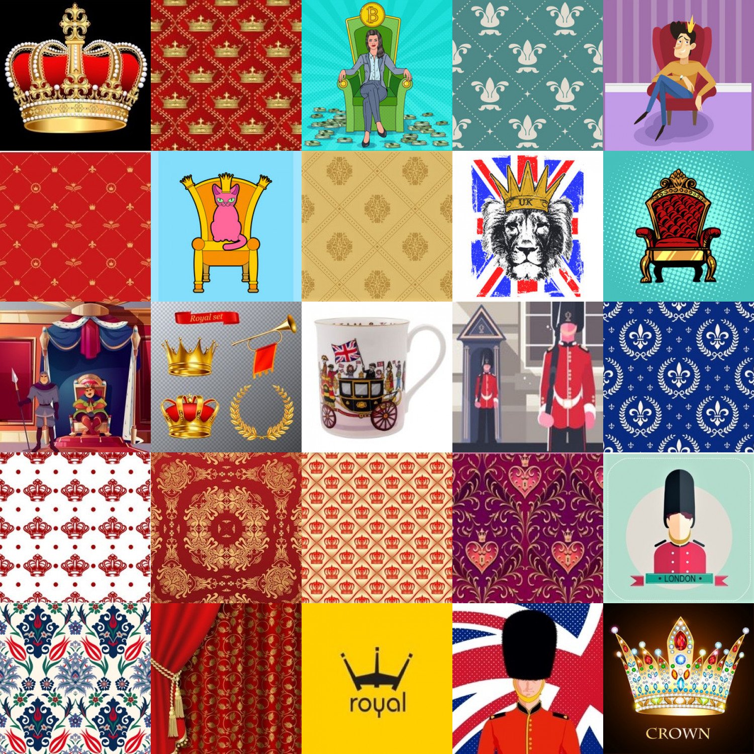 Solve Being Royal jigsaw puzzle online with 324 pieces