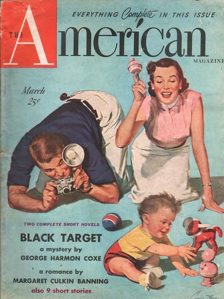 Solve Vintage American Magazine Cover jigsaw puzzle online with 108 pieces