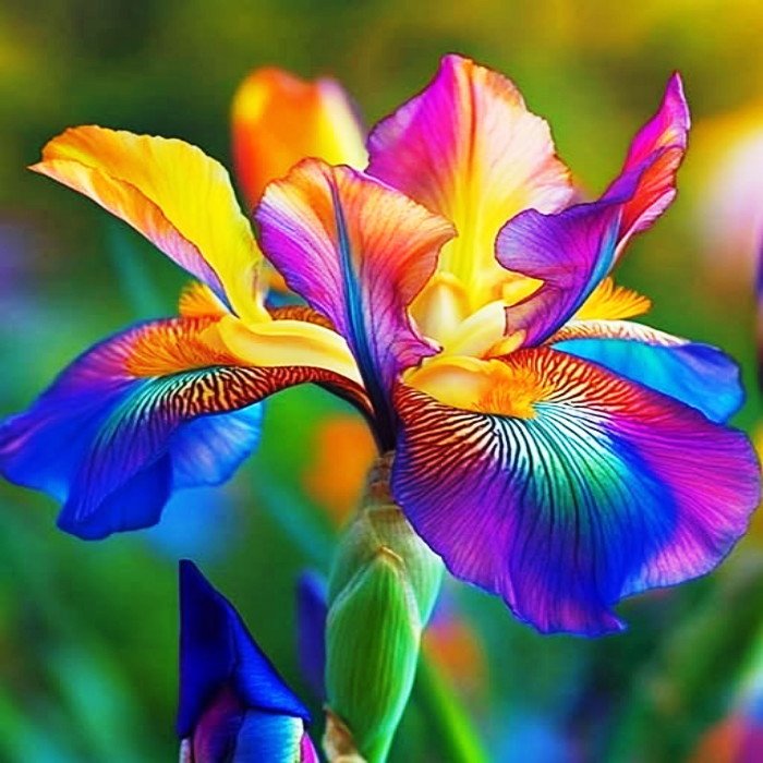 Jigsaw Puzzle | 25 pieces | Rainbow Iris | Jigidi