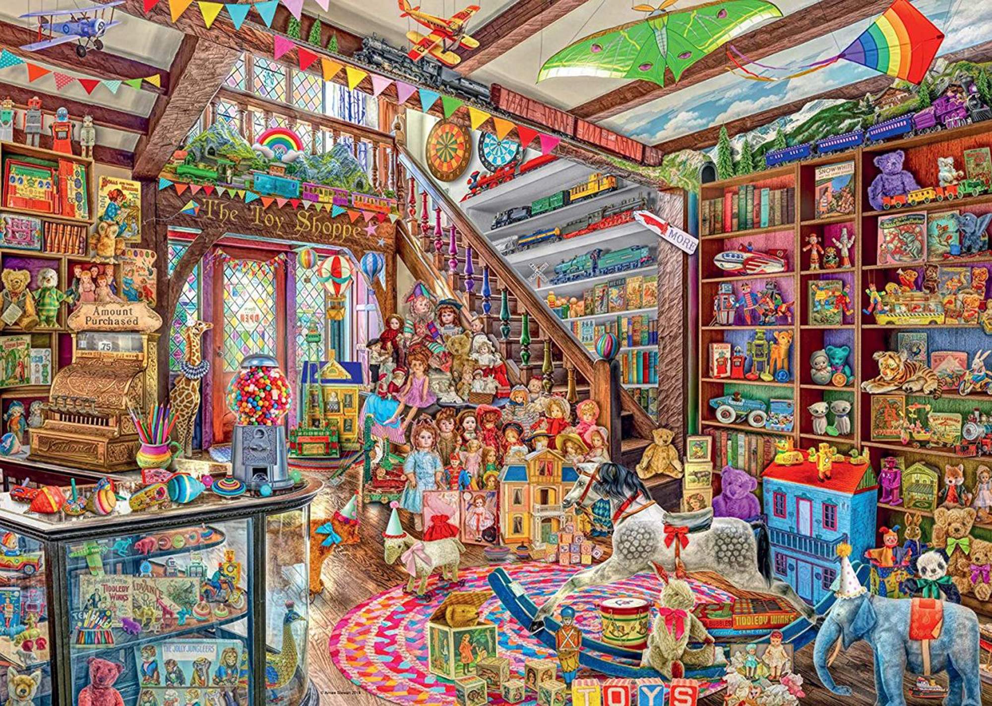 Solve Fantasy toy shop jigsaw puzzle online with 280 pieces