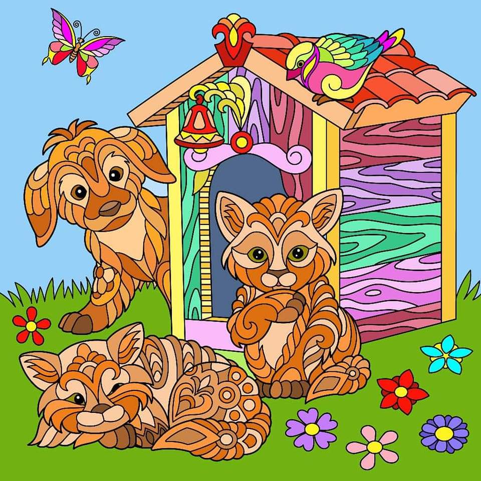 Solve Sleeping With One Eye Open jigsaw puzzle online with 25 pieces