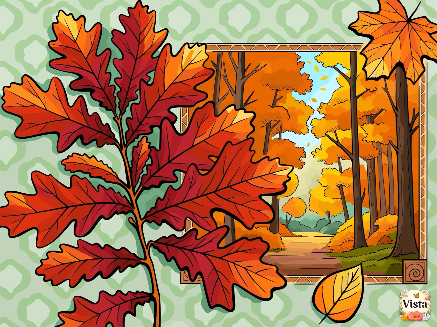 Solve Fall Leaves jigsaw puzzle online with 165 pieces