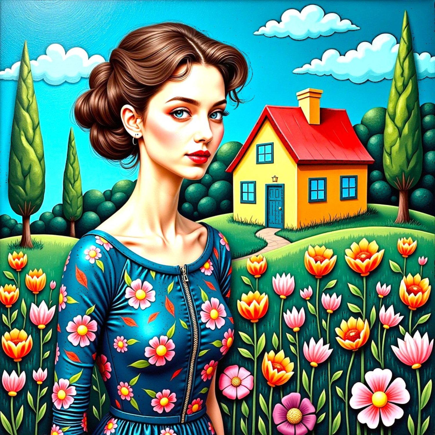 Solve Mary Mary - resize 9 - 600 pieces jigsaw puzzle online with 100 ...